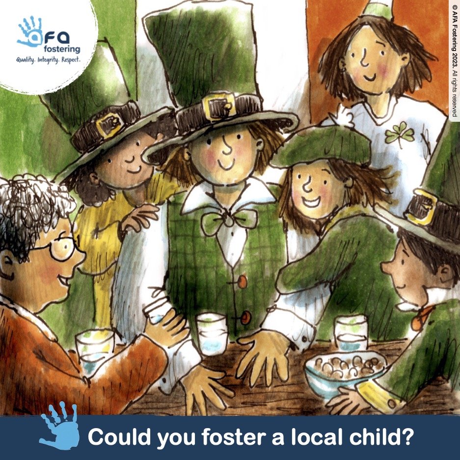 Happy St. Patrick's Day to all our Foster Families | AFA Fostering